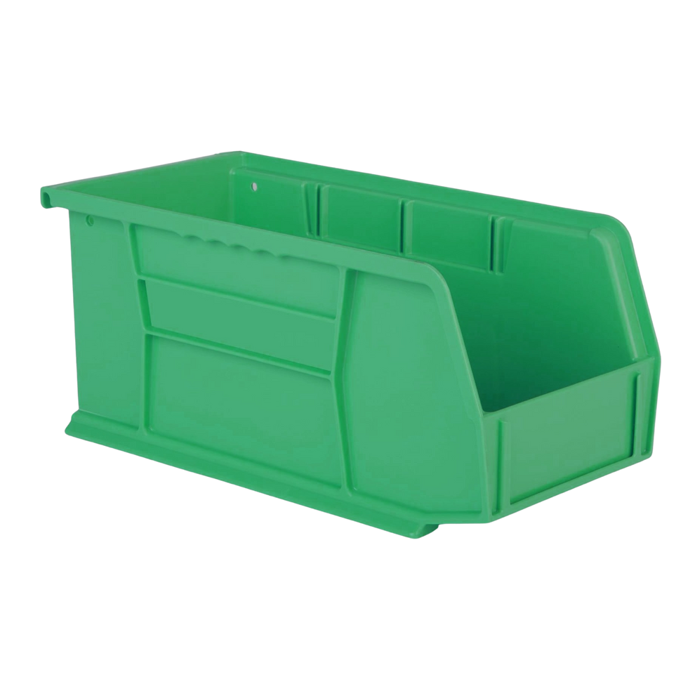 Hudson Exchange 11 x 5.5 x 5" Plastic Stackable Storage Bin and Hangin